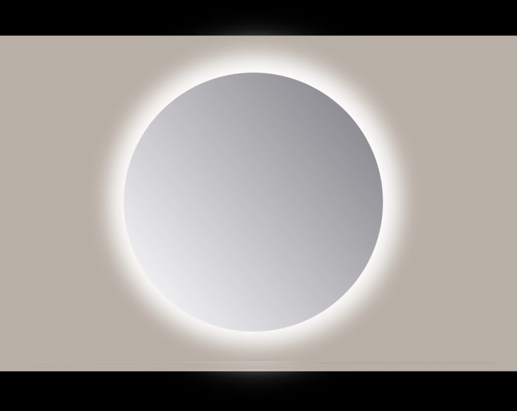 Spiegel Rond Ambiance PP geslepen van Q-mirrors By Sanicare.