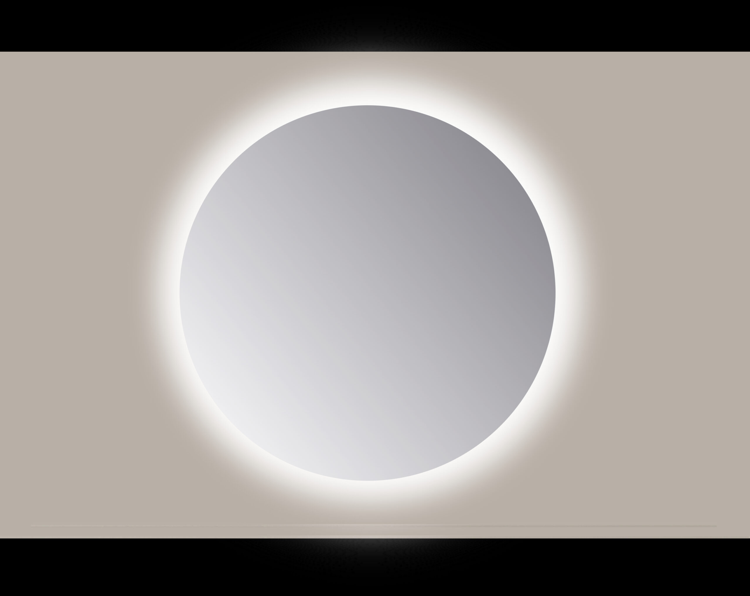 Spiegel Rond Ambiance PP geslepen van Q-mirrors By Sanicare.